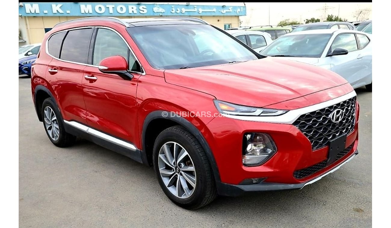 Used HYUNDAI SANTA FE 2019 RED 2019 for sale in Dubai - 569776