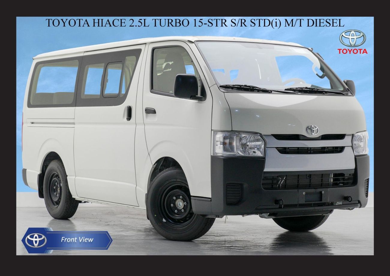 New TURBO TOYOTA HIACE 2.5L TURBO 15-STR S/R STD(i) M/T DSL 2024 for ...