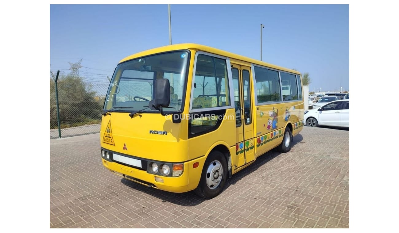 Used Mitsubishi Rosa BE63CE-200195 -SCHOOL BUS -YELLOW || DIESEL RHD ...